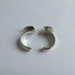10 Antique Silver Half Finger Ring Component for up to 2MM - Etsy