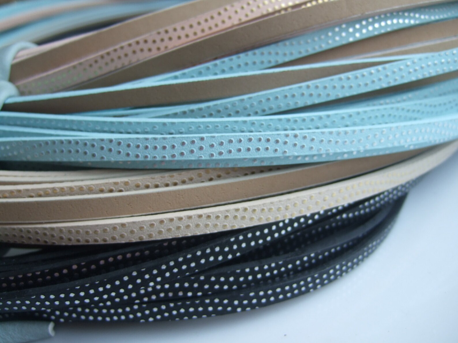1meter Light Blue 5x2mm Flat Leather Cord 5mm PU Leather Cord - Etsy