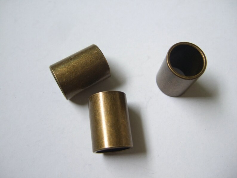 10pcs 10mm Round Tube Slider Spacer Brass Sliders SP259 | Etsy