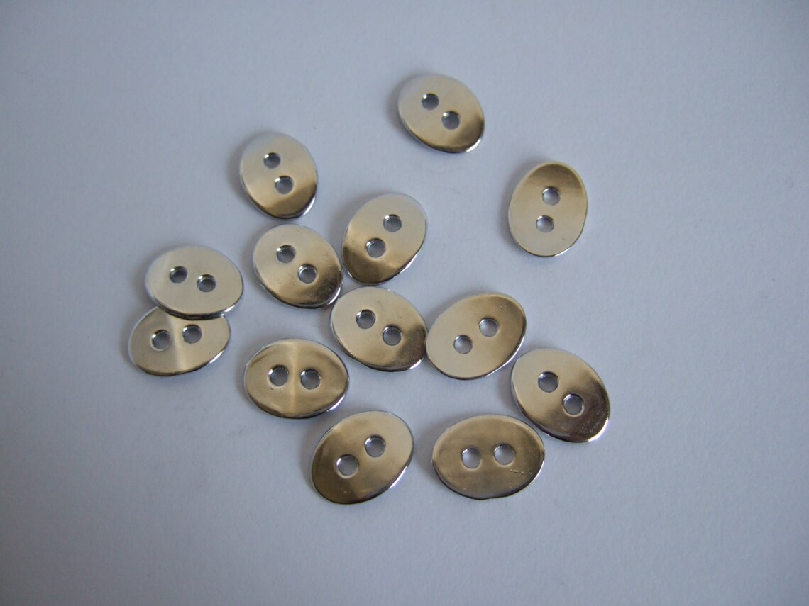 20pcs Antique Silver Button for Wrap Bracelets 2mm Hole Fit 1.5mm ...