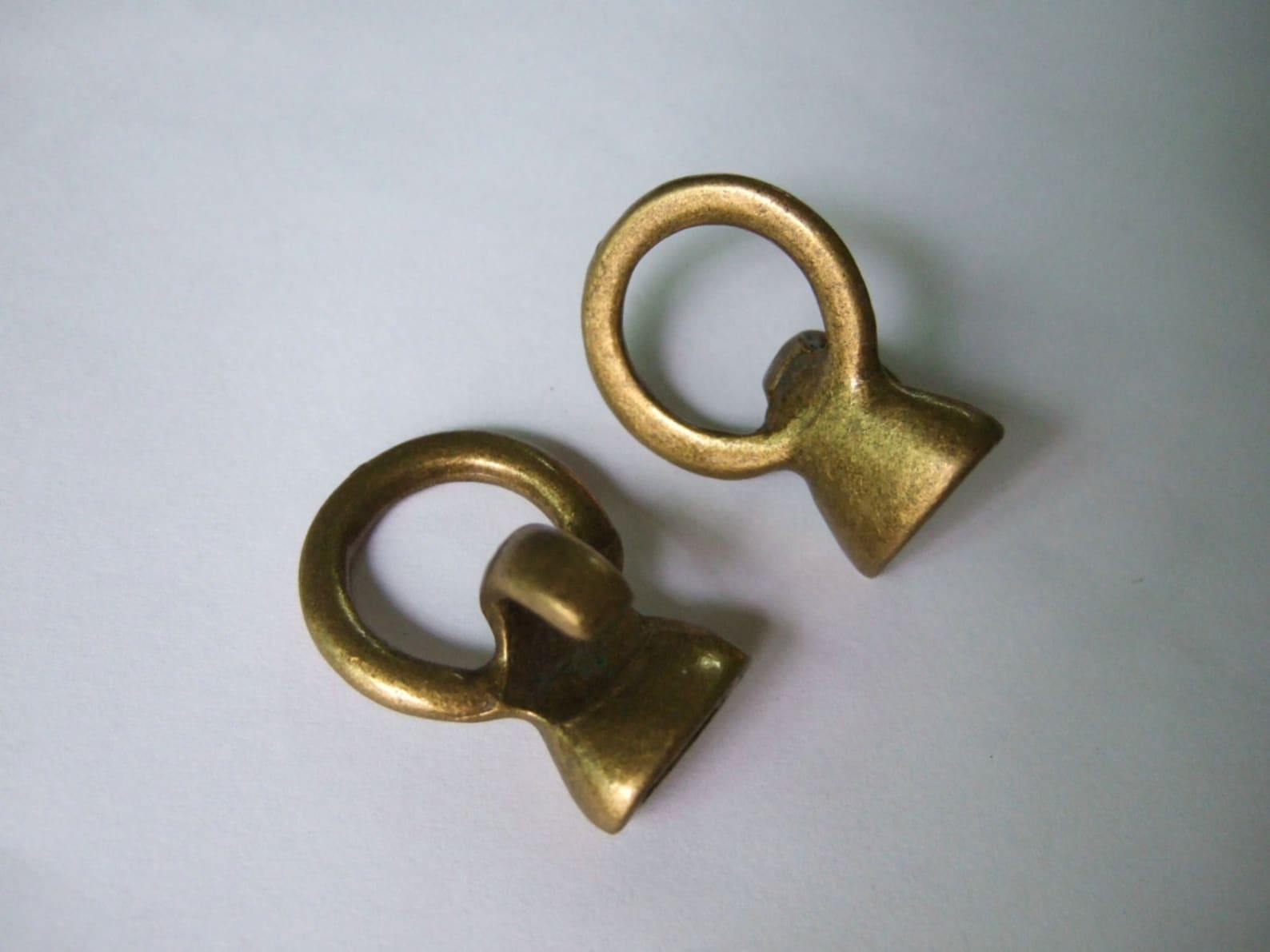 5 Antique Bronze Open Hook Clasp , All in One Clasp for 5MM Round ...