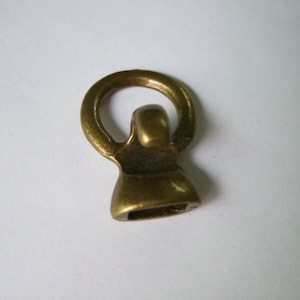 5 Antique Bronze Open Hook Clasp , All in One Clasp for 5MM Round ...