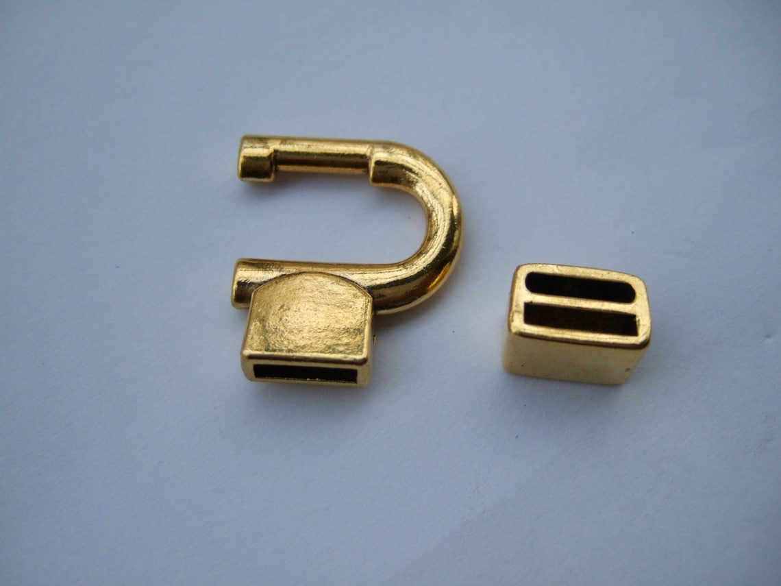 5sets Horseshoe Clasp for Flat Leather Hook Clasps 5mm-10mm - Etsy