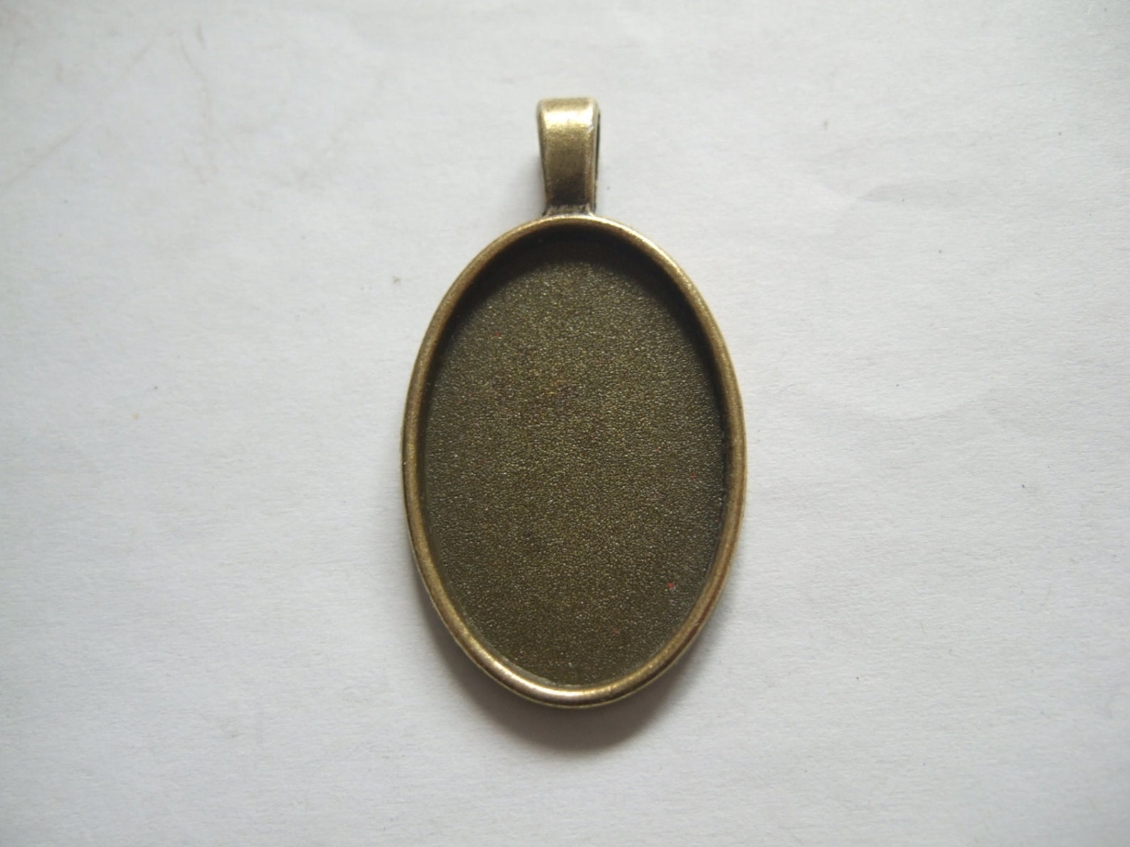 10 Antique Bronze Blanks Oval Frame Pendants for 20x30mm Cameo | Etsy
