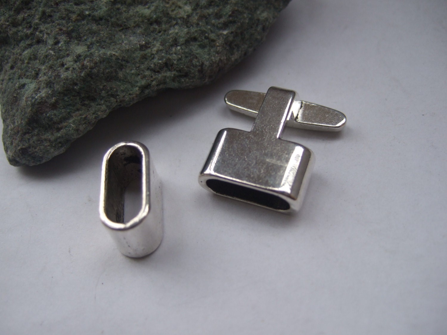 3 Sets Antique Silver T-bar Hook Clasp 14x5mm Hole Leather | Etsy