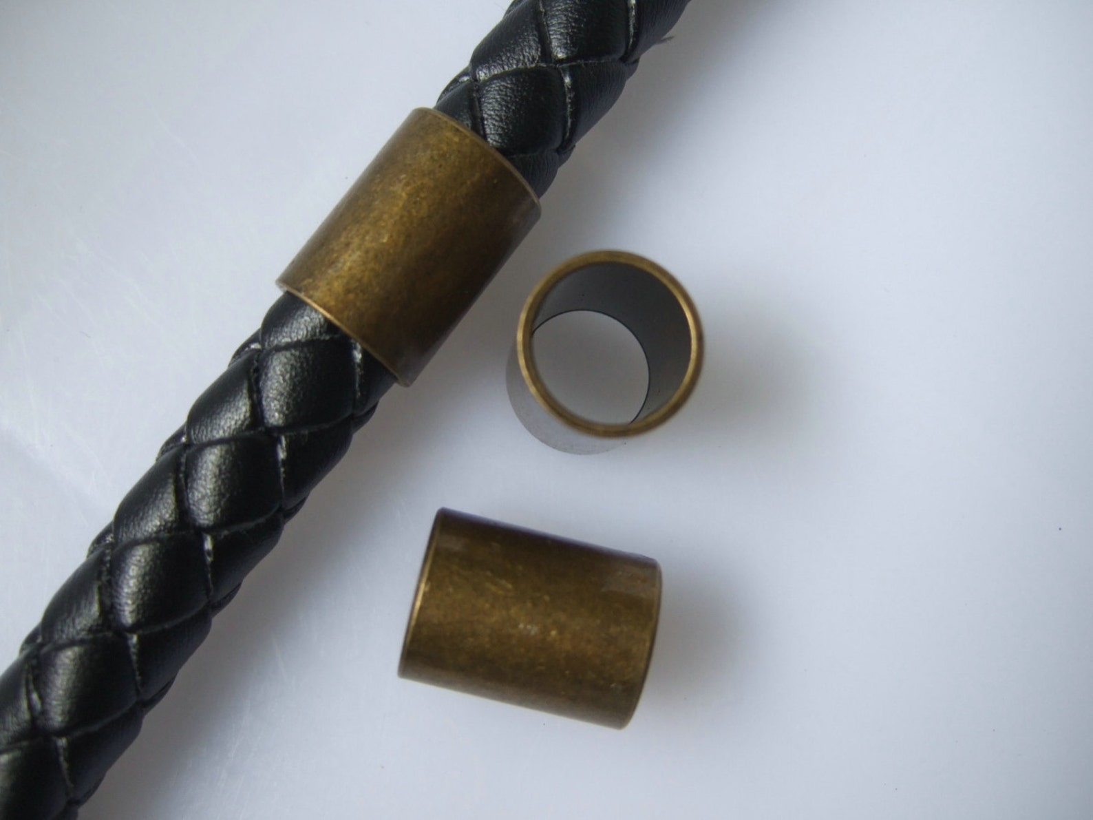 10pcs 10mm Round Tube Slider Spacer Brass Sliders - Etsy