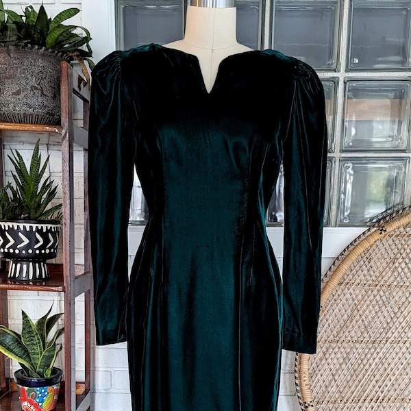 Emerald Party Dress - Etsy