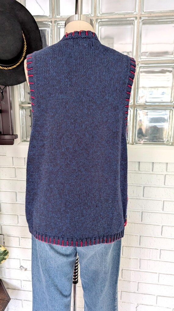 Heirloom Collectibles/90's Farm Theme Sweater Vest/Si… - Gem