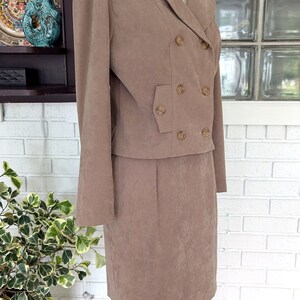 Dawn Joy/2 Piece Jacket & Skirt Set/size 7-8/light Brown Jacket Set - Etsy