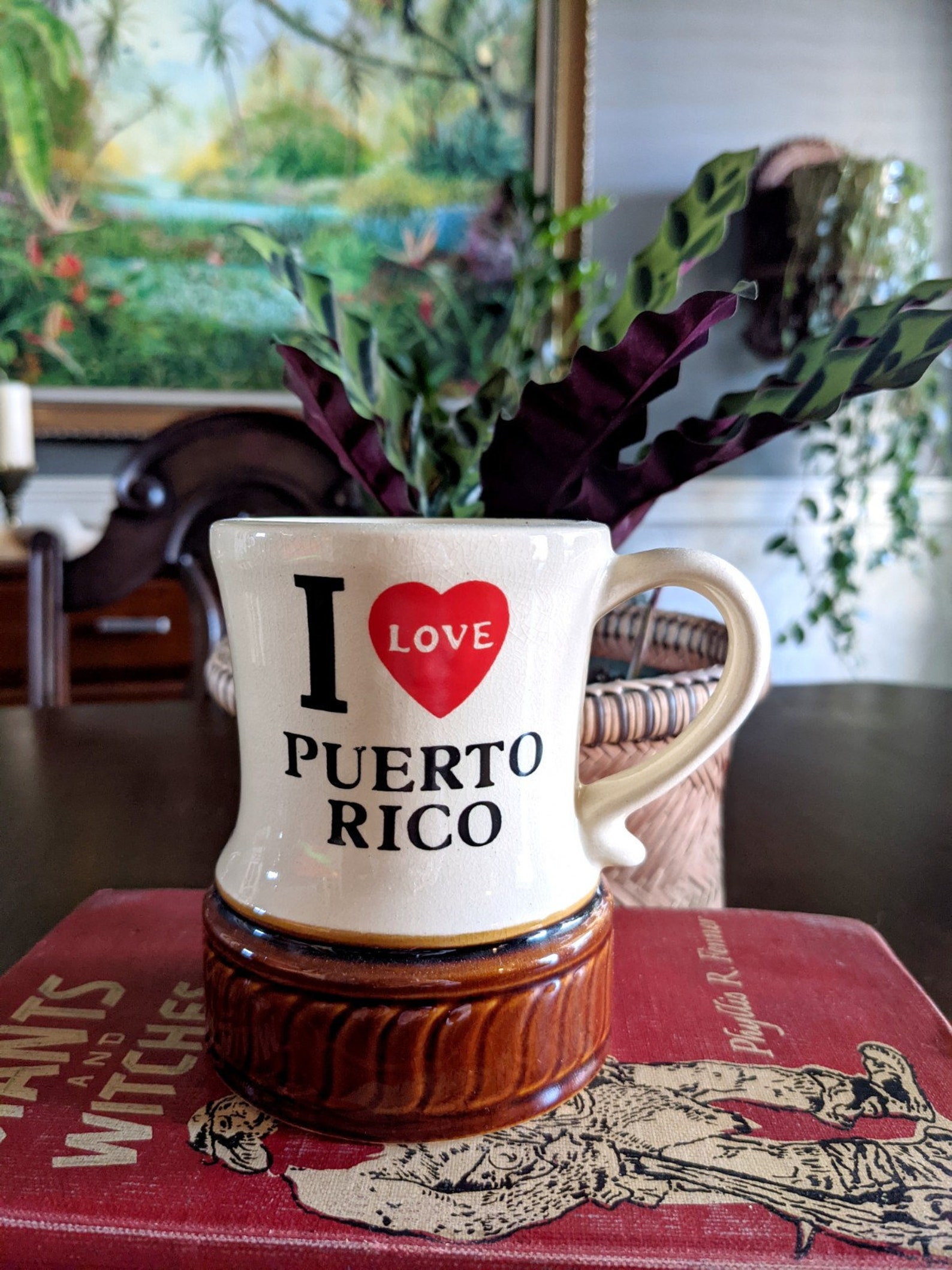Vintage I Love Puerto Rico Mug/gift Ideas/gift for - Etsy