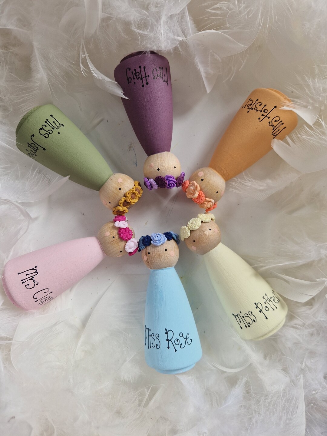 Thank You Teacher Peg Doll Gift, Personalised - Etsy UK