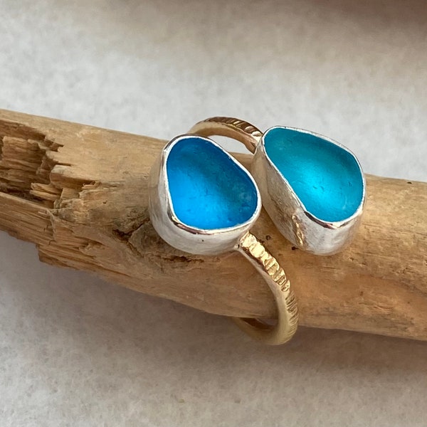 Sea Glass Ring - Etsy