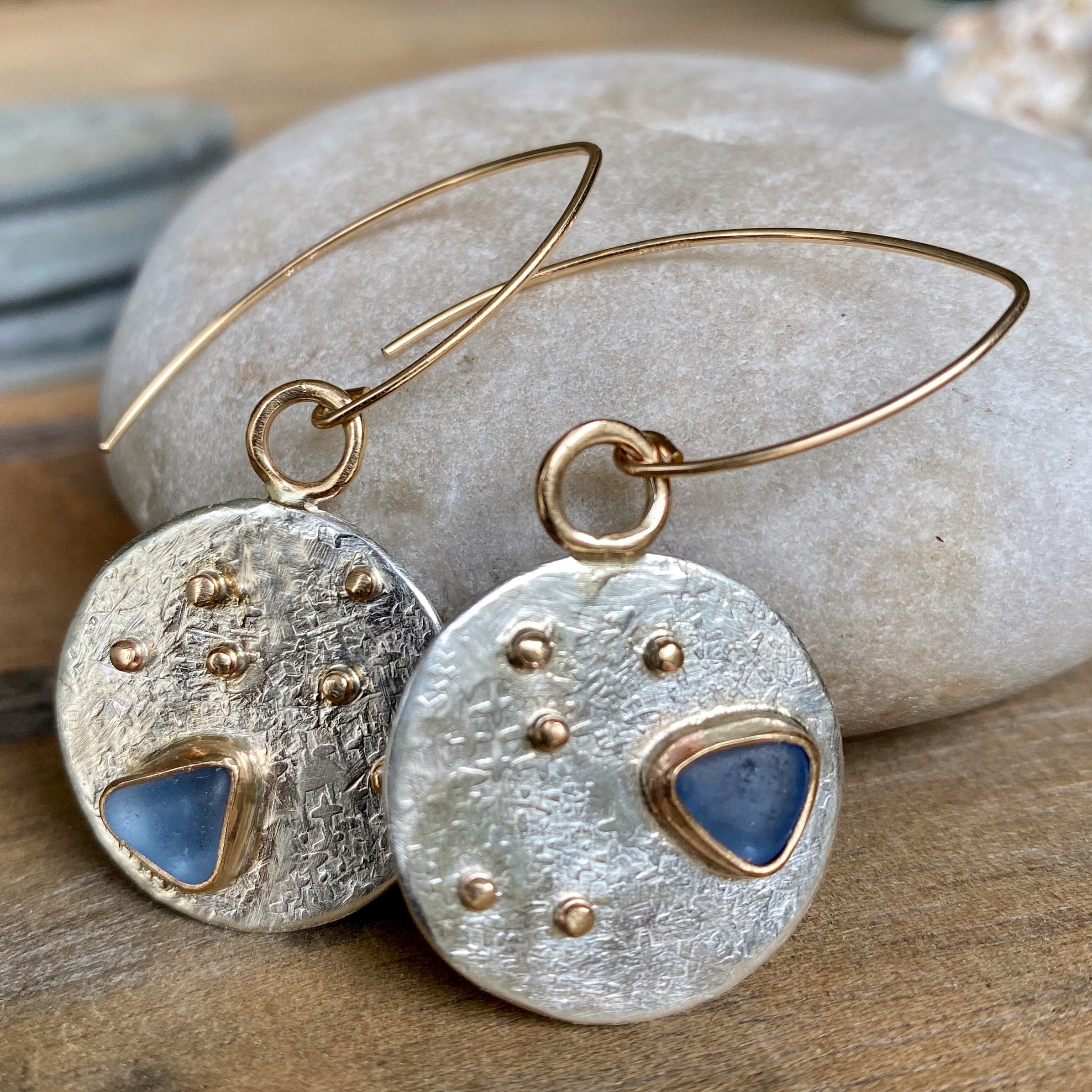 Sea Glass Sea Glass Jewelry Sea Glass Earrings | Etsy