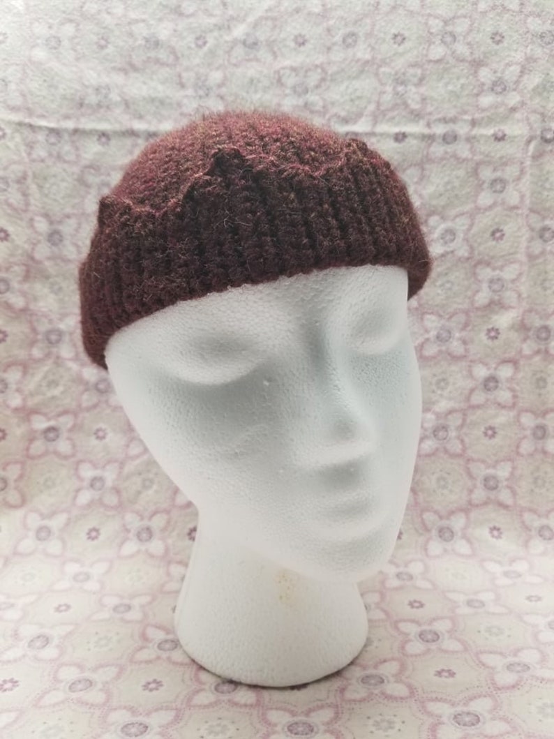 Whoopee Hat Crown Brim Beanie Jughead Cap Crochet Every Day Wear ...