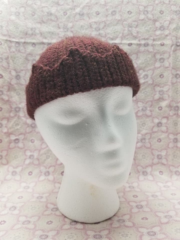 Whoopee Hat Crown Brim Beanie Jughead Cap Crochet Every Day Wear ...