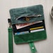 Women's Long Wallet Green Wallet Women Bifold Wallet - Etsy