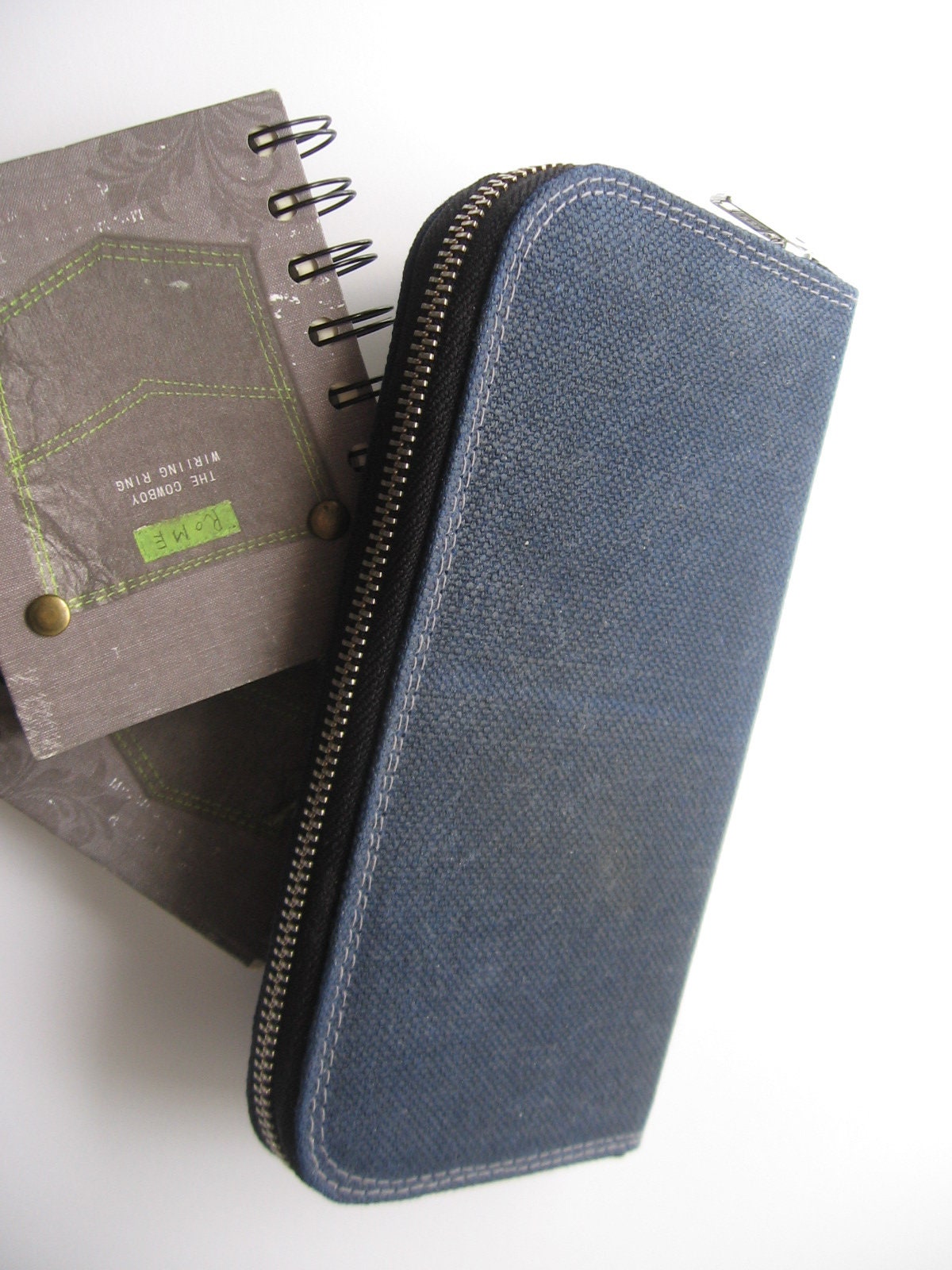 Large Womens Wallet Waxed Canvas Zip Around Wallet Handmade - Etsy