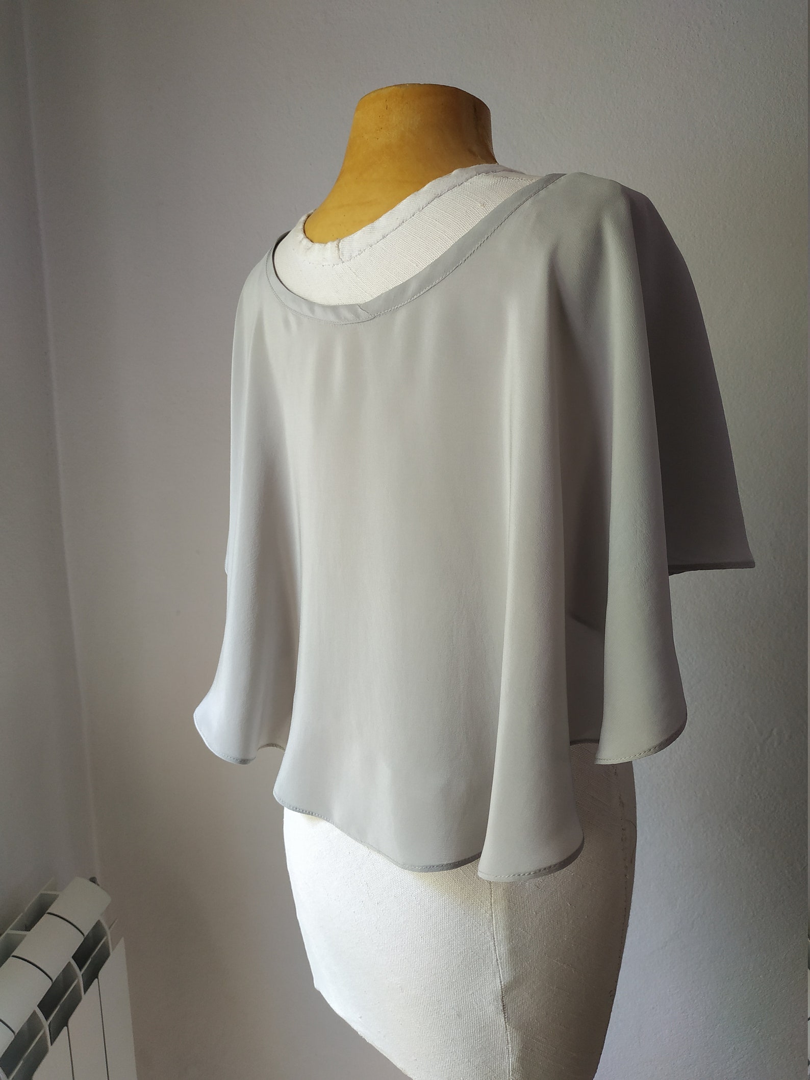 Wedding Cape Bridal Cape Gray Bridal Capelet Capelet - Etsy