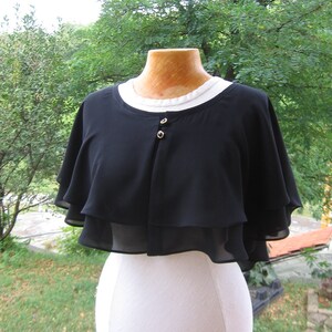 Black Cape Dress Cape Black Wedding Cape Dress Cover Up | Etsy