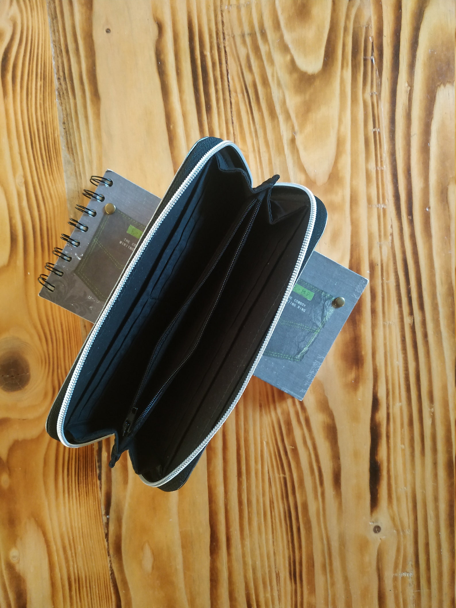 Large Women Wallet Zip Around Wallet Vegan Wallet Synthetic - Etsy