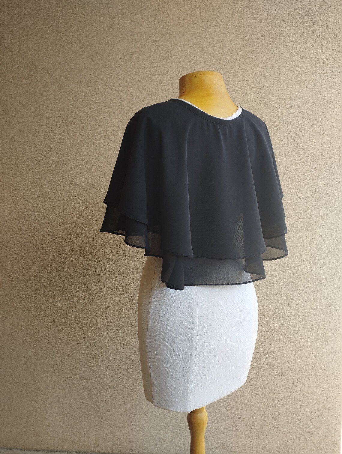 Black Cape Dress Cape Black Wedding Cape Dress Cover Up - Etsy