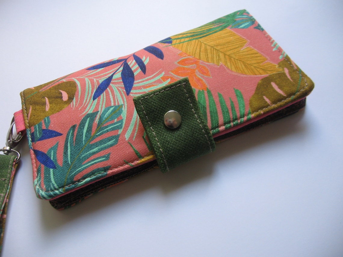 Women's wallet Handmade long wallet BiFold wallet | Etsy