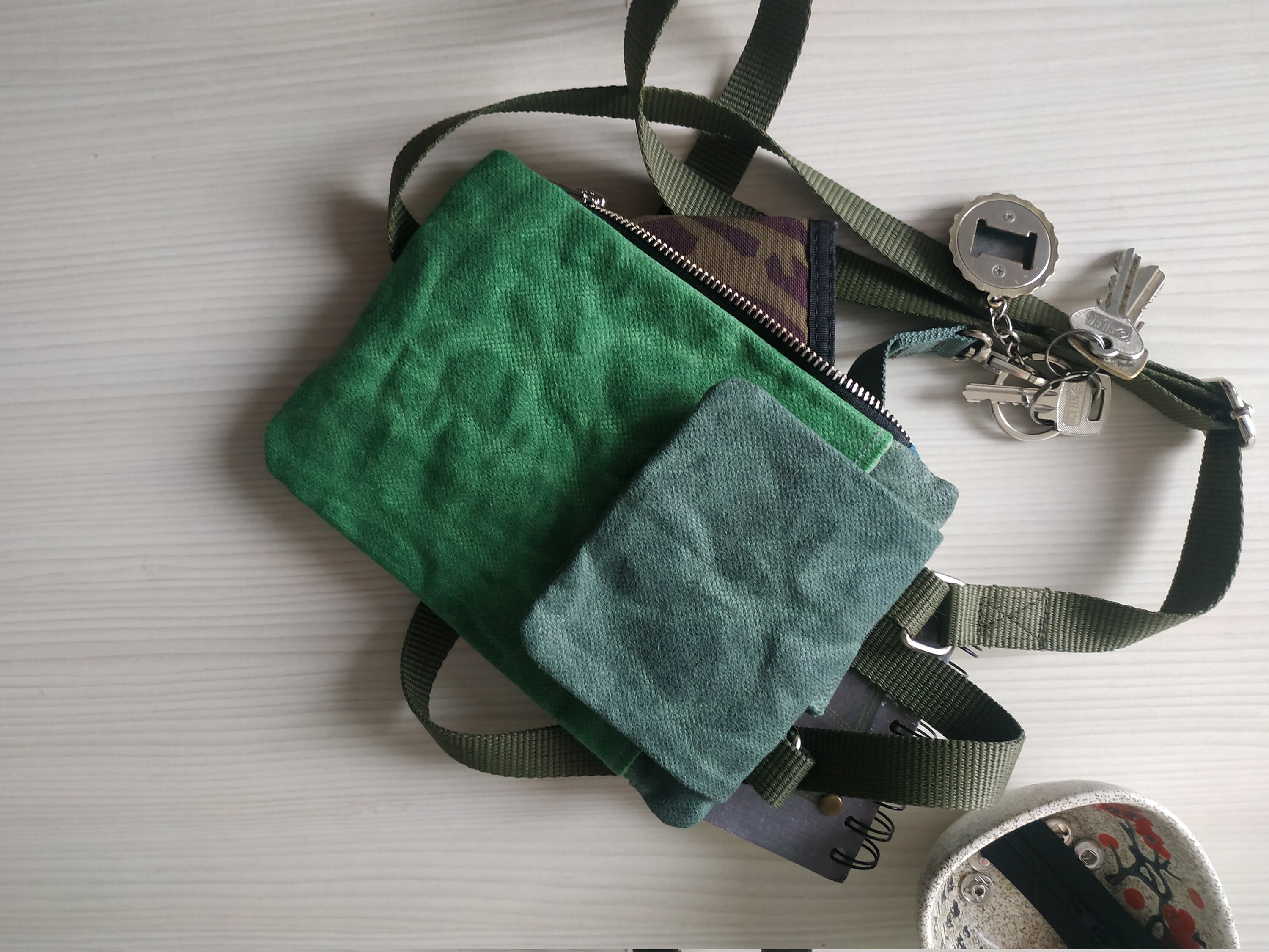 Small Crossbody Bag Waxed Canvas Bag Minimalist Crossbody - Etsy