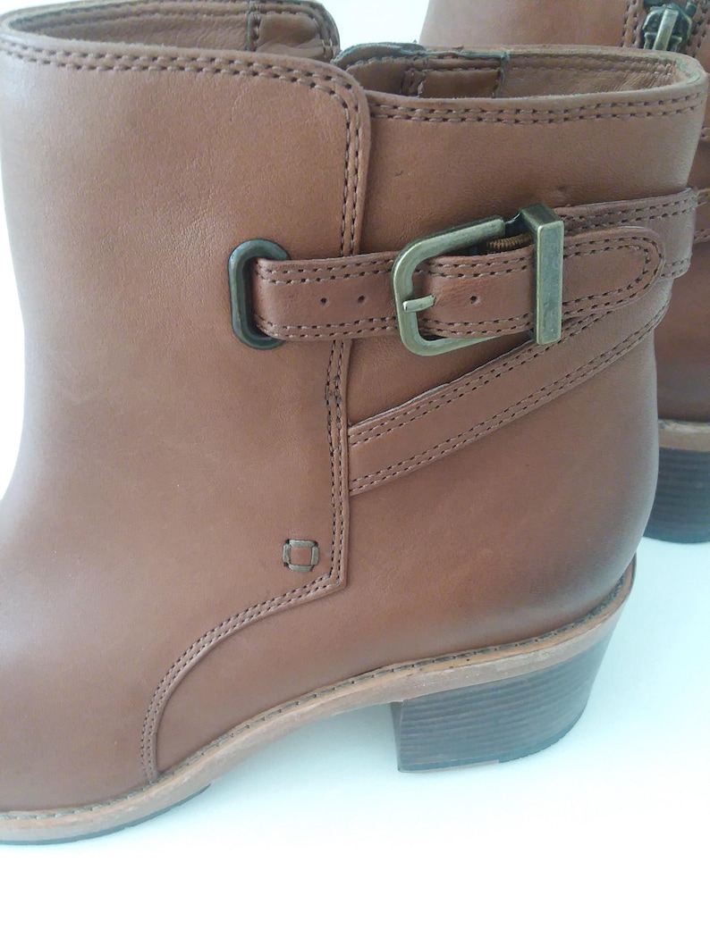 Clarks Clarkdale Jax Leather Ankle Boots Size 7.5M - Etsy