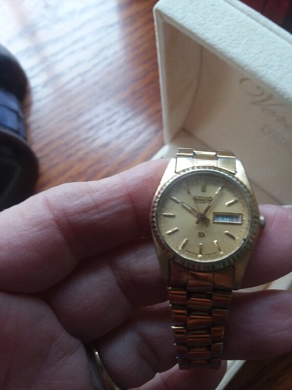 Vintage Seiko Ladies Goldtone Link Watch - Gem