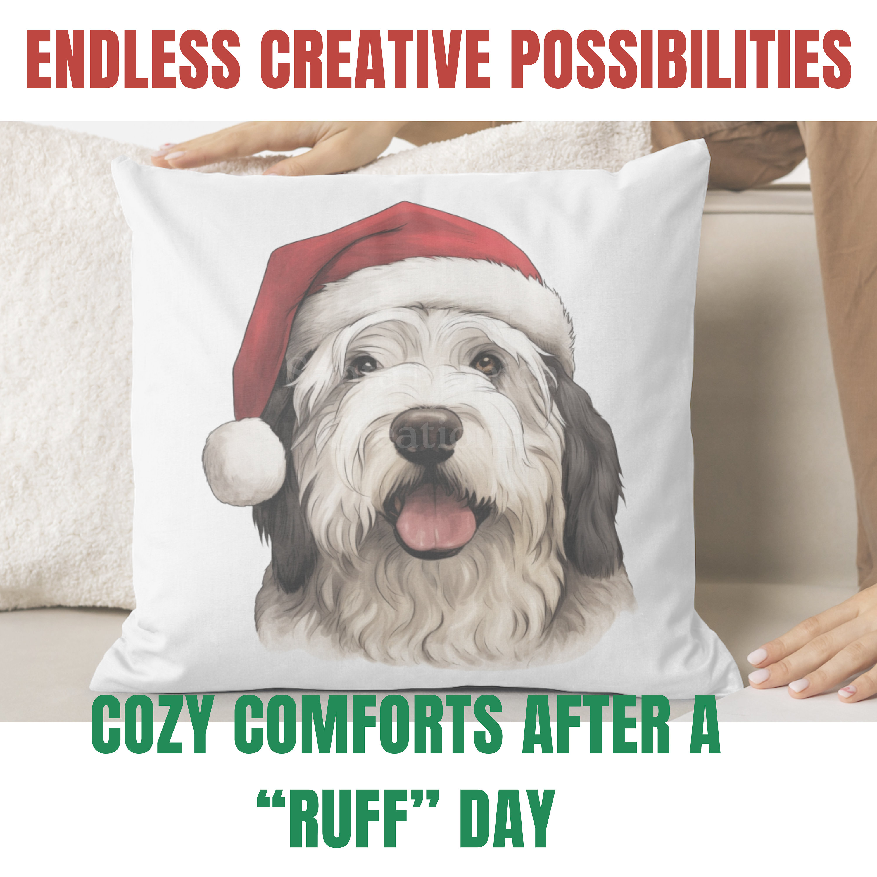 Christmas Dogs 125 PNG Bundle, 82 Adorable Dog Breeds, Cute Santa Dog ...