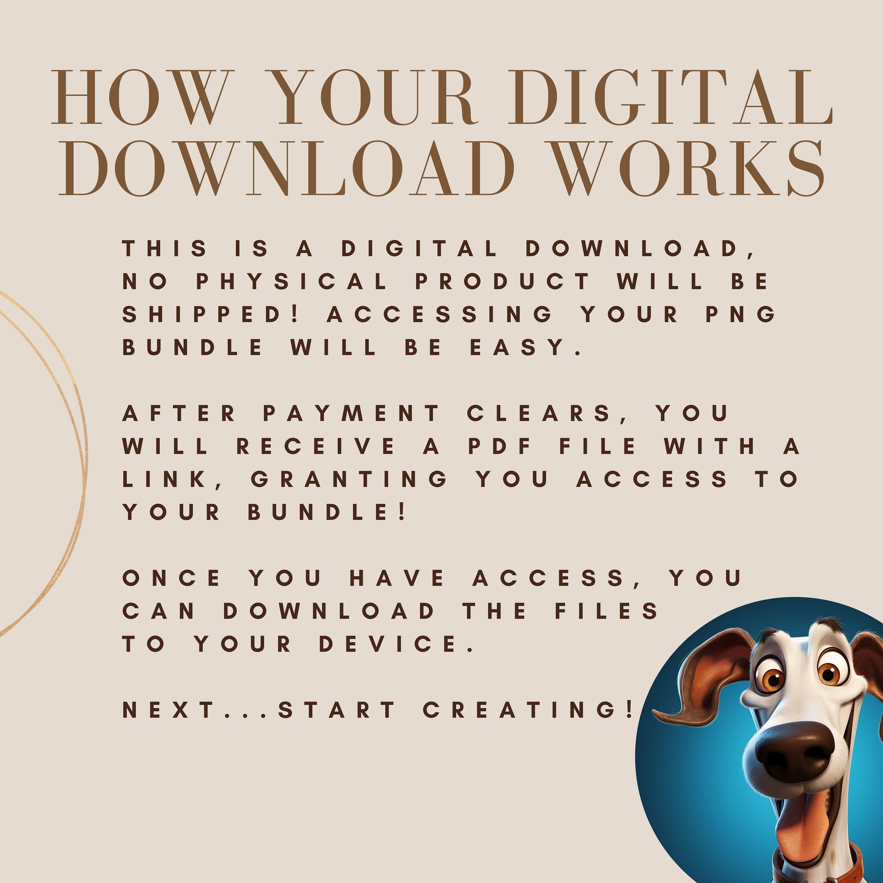 46 PNG Dog Designs, Huggable Hounds Bundle, 13 Breeds, Commercial Use ...