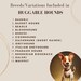 46 PNG Dog Designs, Huggable Hounds Bundle, 13 Breeds, Commercial Use ...