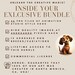 46 PNG Dog Designs, Huggable Hounds Bundle, 13 Breeds, Commercial Use ...