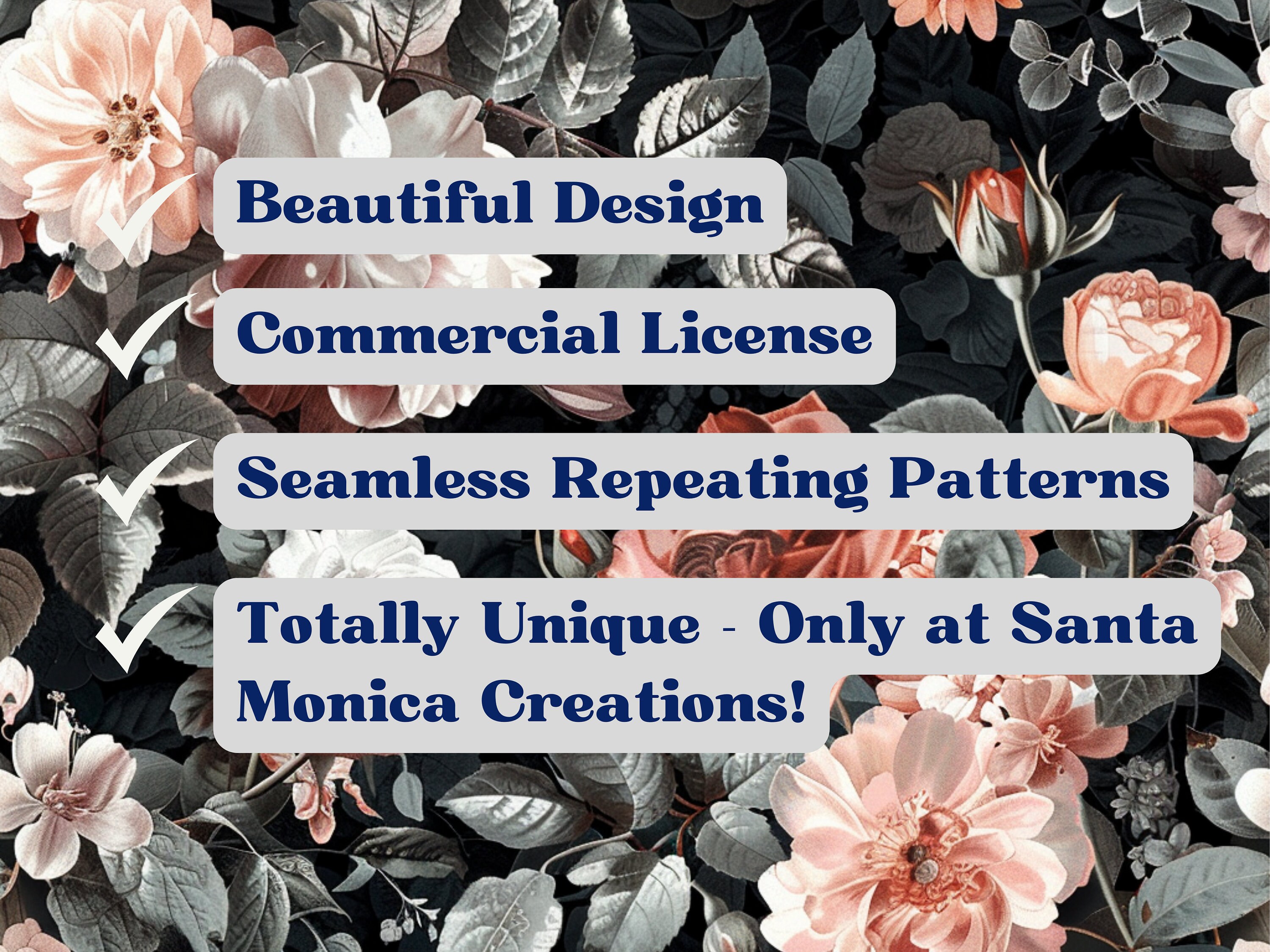 190+ Cottage Core Seamless Digital Papers * W Ildflower PNG Bundle ...