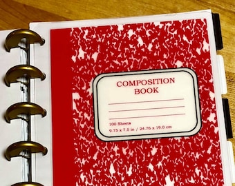 Front and Back Cover Set Composition Book for use with the | Etsy