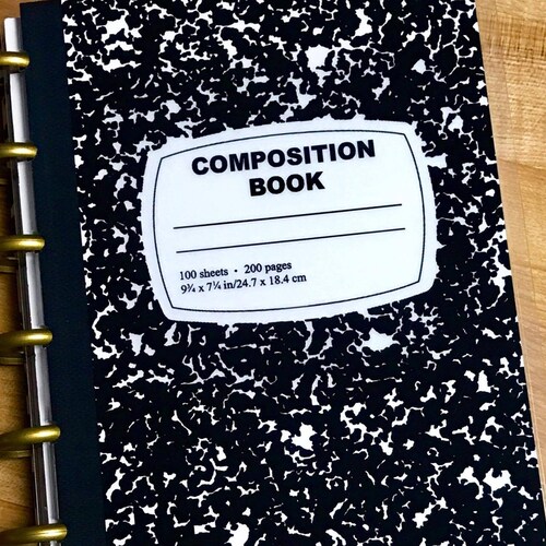 Front and Back Cover Set Composition Book for Use With the | Etsy