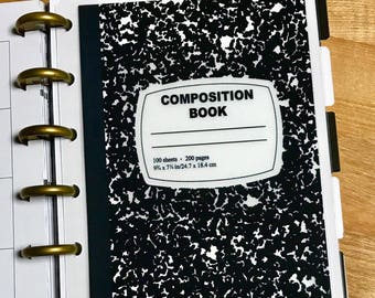 Front and Back Cover Set Composition Book for Use With the | Etsy