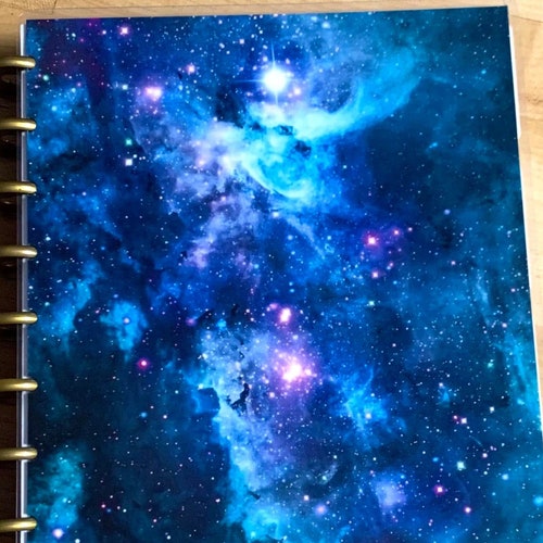 Front & Back Cover Set Galaxy Watercolor for Use With Classic - Etsy