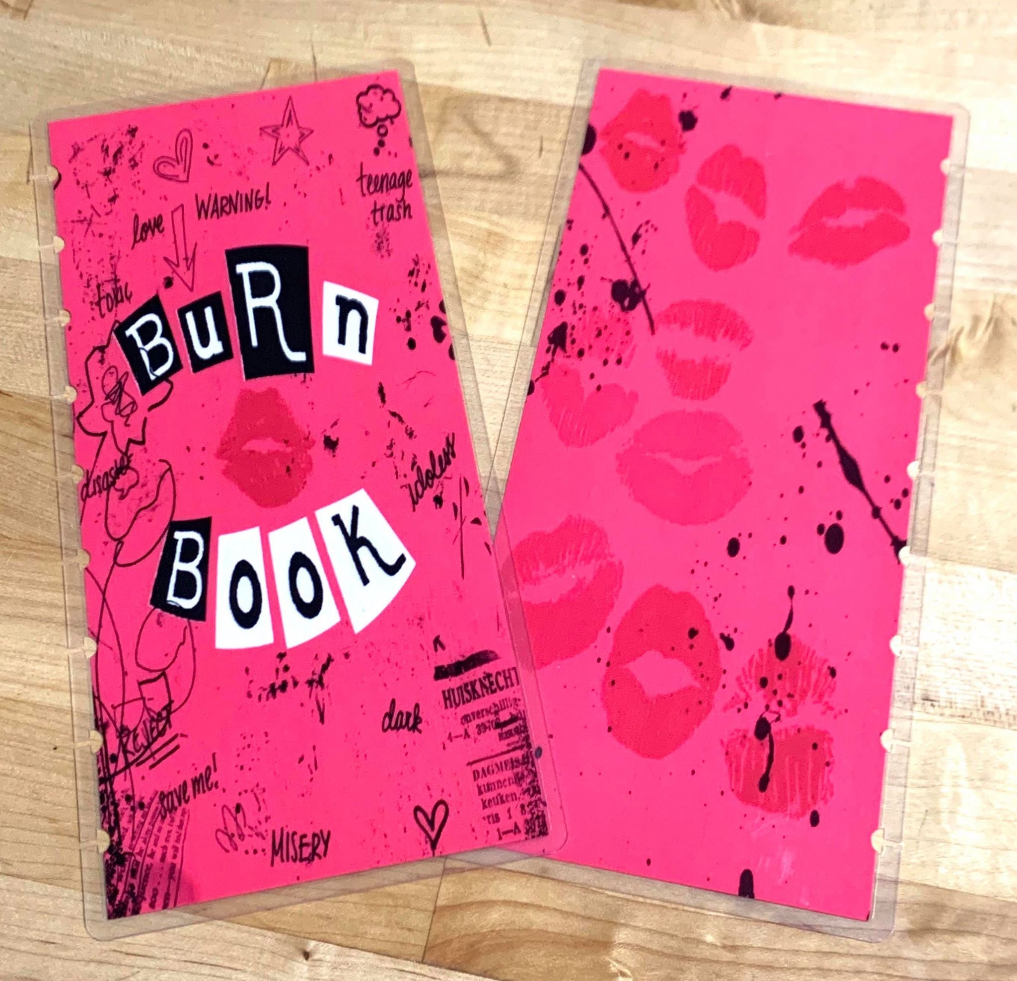 Calendars & Planners Front and Back Cover Set Mean Girls Inspired *Burn ...