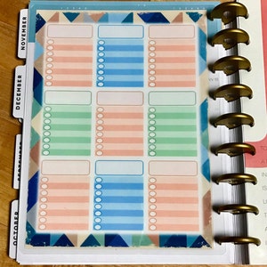 DASHBOARD The Last Time I Schedule Keeper for use with Erin | Etsy