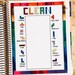 DASHBOARD Tetris Clean Chores Cleaning for Use With Erin Condren OR ...
