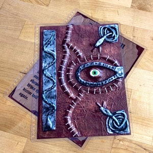 Front and Back Cover Set Hocus Pocus Inspired Spell Book Halloween for ...