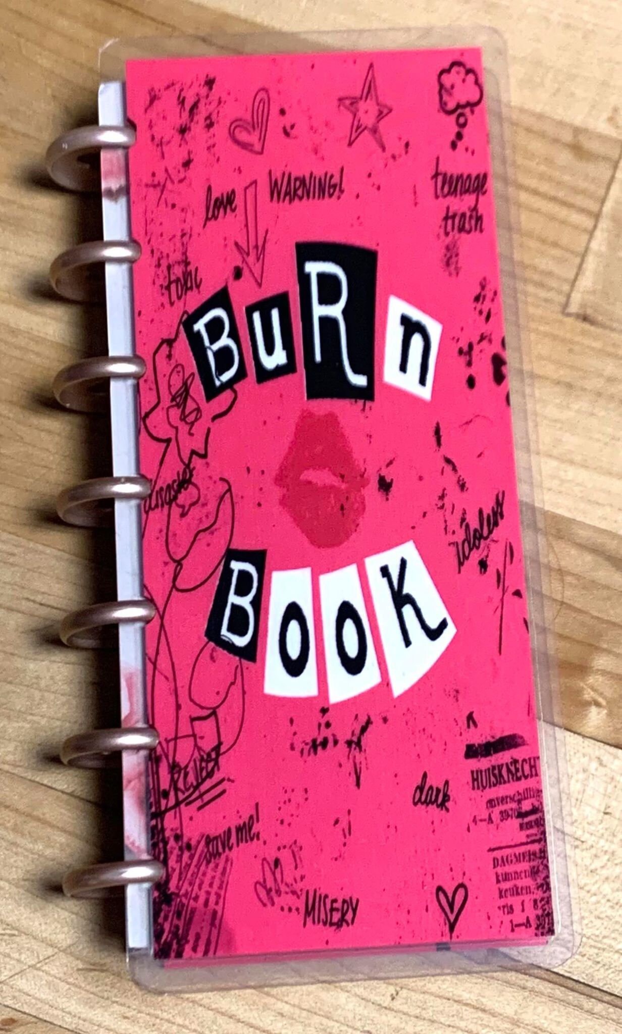 Calendars & Planners Front and Back Cover Set Mean Girls Inspired *Burn ...