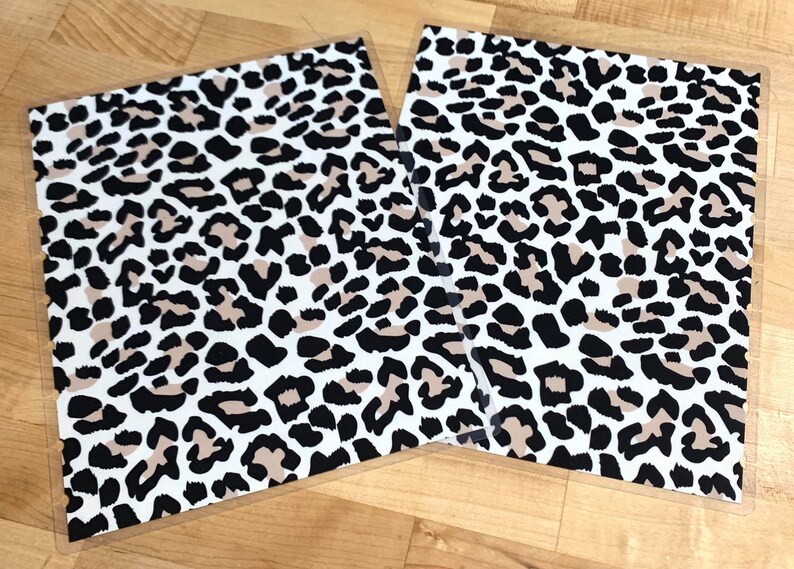 Front and Back Cover Set Wild Animal Leopard Print for Use | Etsy
