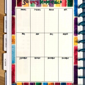 DASHBOARD Year in Color Mood Tracker Pixels for Use With BIG Happy ...