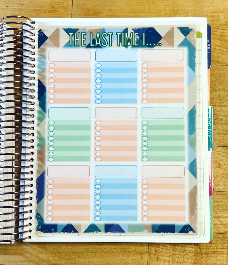 DASHBOARD *the Last Time I* Schedule Keeper 4 Use W Classic/minihappy ...