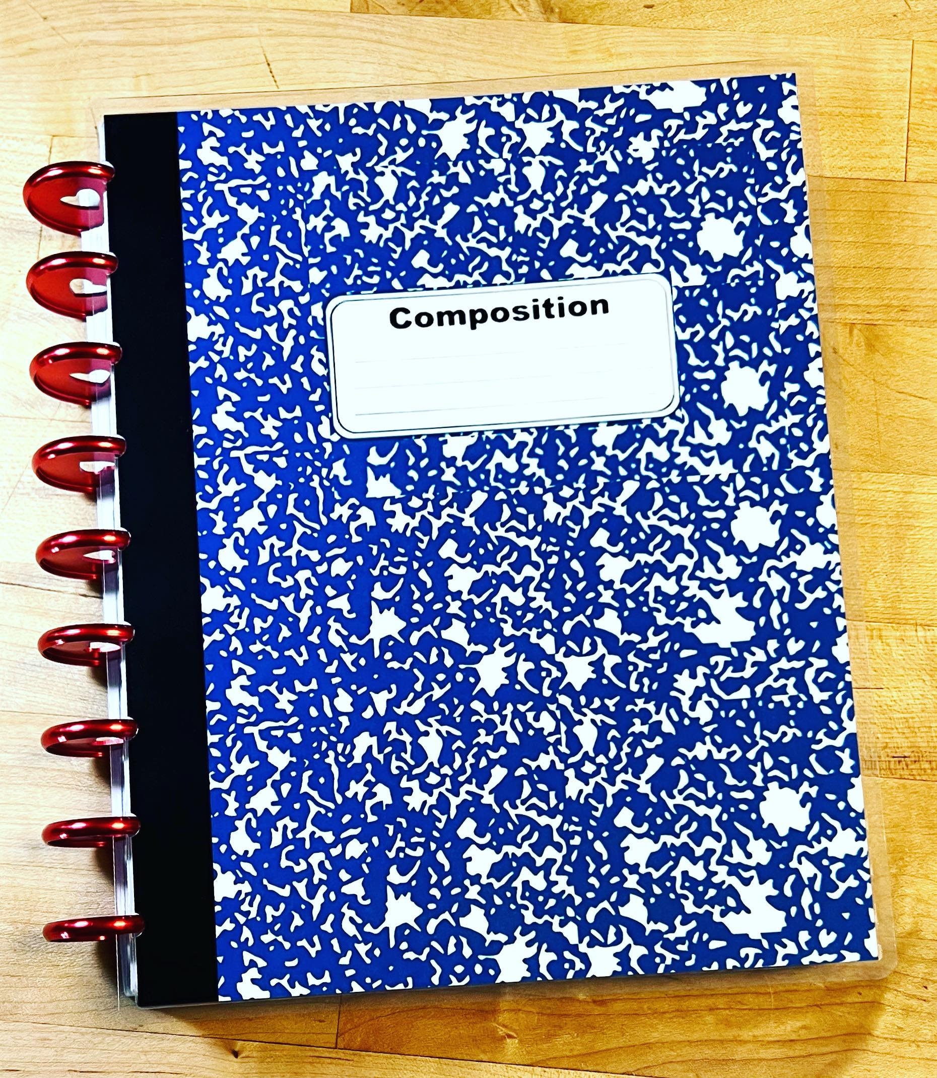 Composition Notebook Cover Clipart