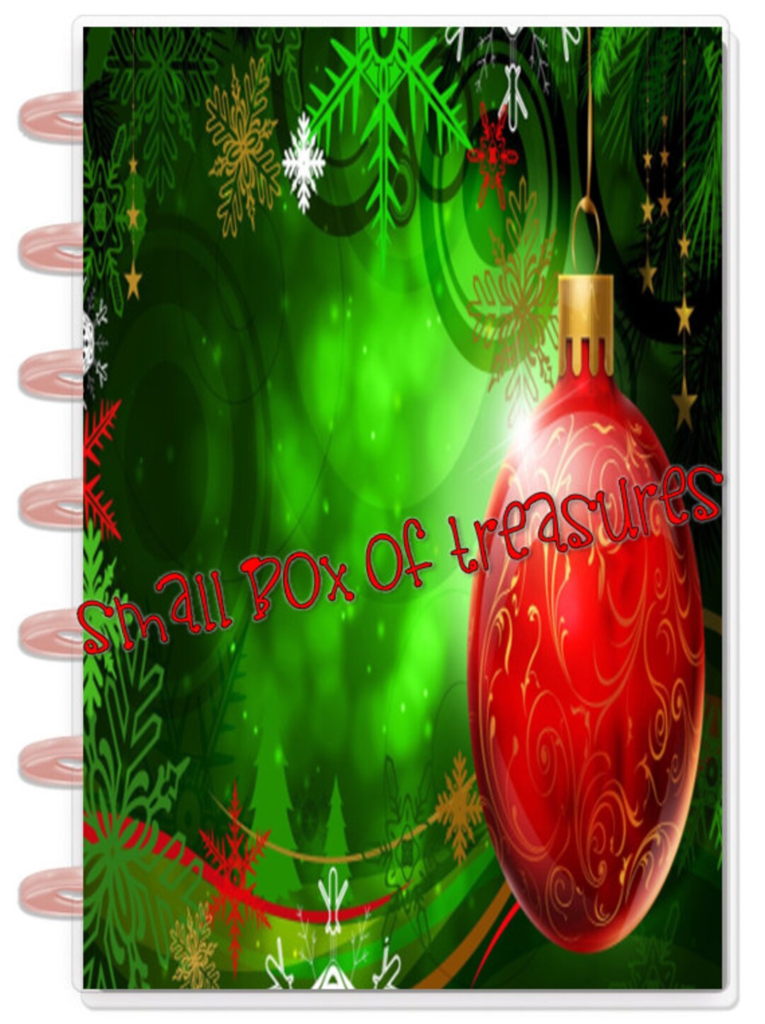 Front and Back Cover Set Red Christmas Ornament Holiday Winter - Etsy