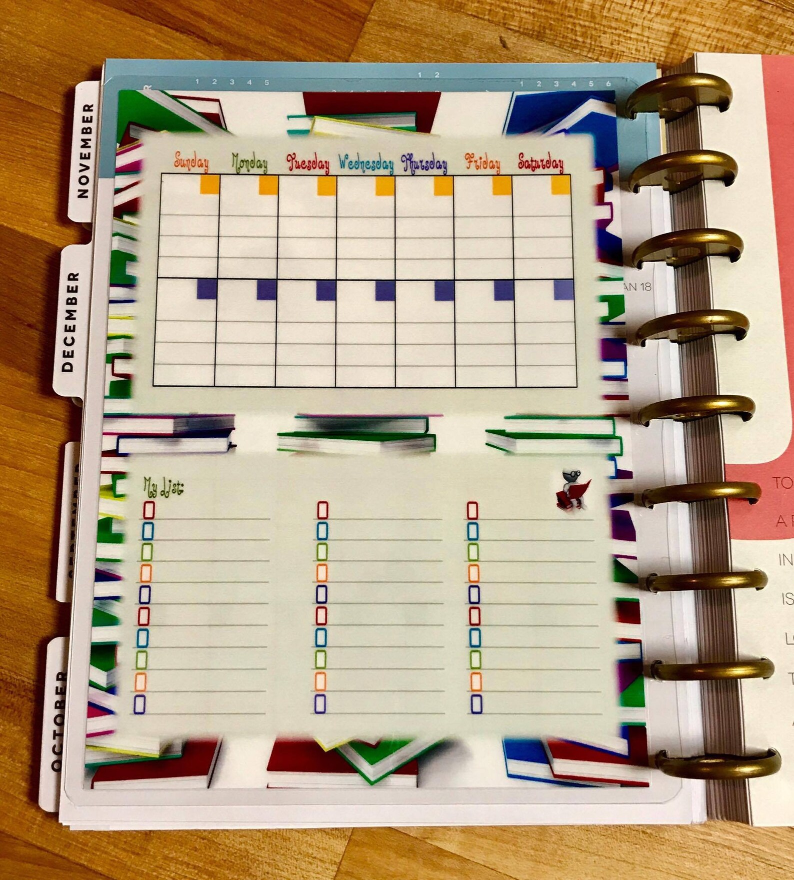 DASHBOARD Monthly Homework Chart Planner for Use With Erin | Etsy