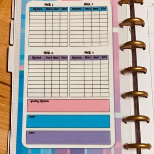 DASHBOARD Monthly Budget Finance Spending Tracker for Use With MINI ...